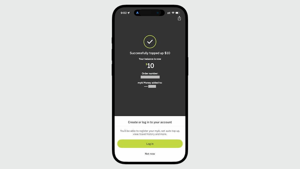 メルボルンの交通系カードmykiのチャージ（トップアップ）をオンラインでする方法